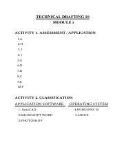 Module 1 Week 1 Pdf TECHNICAL DRAFTING 10 MODULE 1 ACTIVITY 1