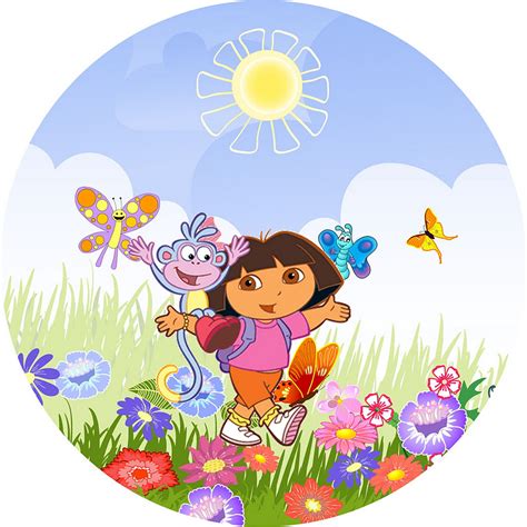 Dora The Explorer Free Printable Toppers And Images Oh My Fiesta In English