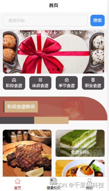 基于小程序的健康食谱推荐系统设计与实现（源码文档指导） Csdn博客