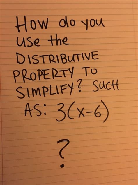 Solved How Do You Use The Distributive Property To Simplify Chegg