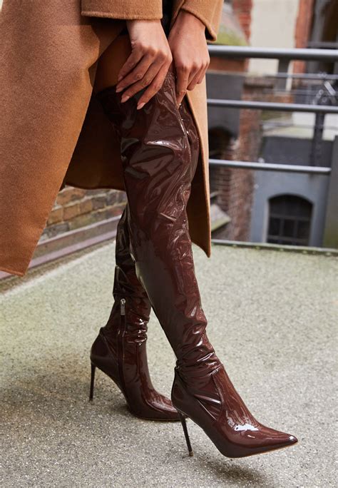 Brown High Heel Boots