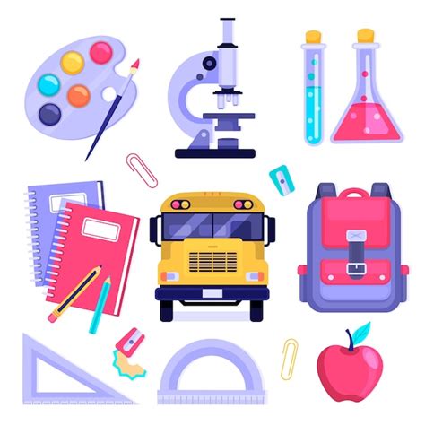School Asset Vectors And Illustrations For Free Download Freepik