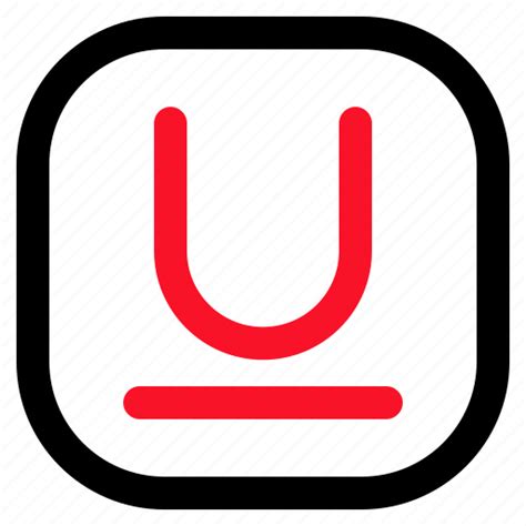 Underlined Text Underline Styling Emphasis Formatting Icon