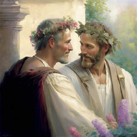 Forest 🕊️👨🏼‍🤝‍👨🏻🏳️‍🌈🇺🇦 On Twitter 献给 👉love Wins 🌈 ｛ 古希腊的花与恋人们 ｝作者小哥画师👉bj Lin Bingjun Lin ｜他对古