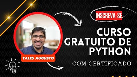 Só Hoje 🚀 Curso Gratuito De Python Aprenda Como Se Inscrever E Comece A Programar 🐍