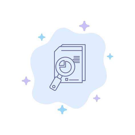 Research Analysis Analytic Analytics Chart Data Graph Blue Icon On Abstract Cloud Background