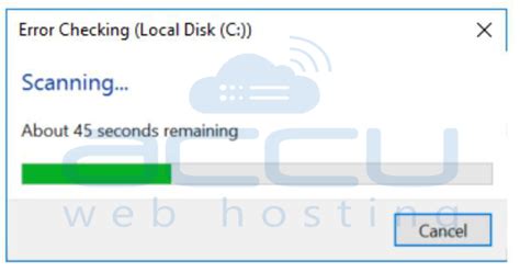 How To Use The Chkdsk Command For Scanning Drives And Fixing Errors Accuwebhosting