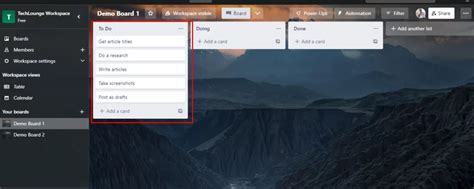 How To Use Trello Easy Tutorial Tech Lounge