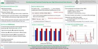 Density Based Projected Clustering Over High Dimensional Data Streams PPT