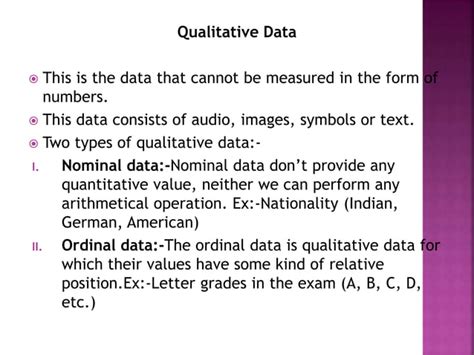 Ppt Of Data Their Types Pptx