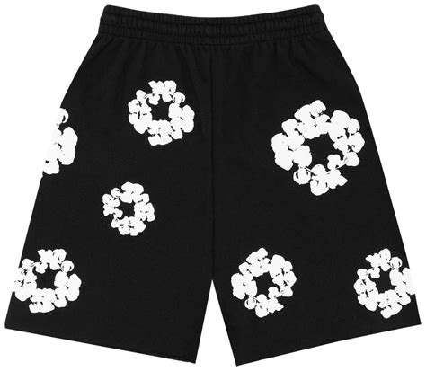 Buy Denim Tears The Cotton Wreath Shorts Black 402 010 30 Blac Goat
