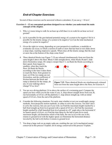 Chapter 7 Problems Webassign