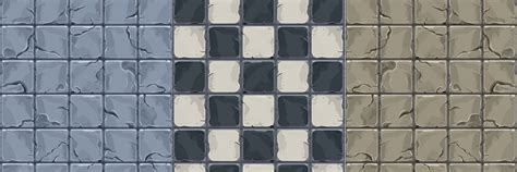 벽돌 바위 만화 스타일의 게임 배경 원활한 질감의 표면에서 돌담 Ui 게임 자산 도로 또는 바닥 재료 벡터 일러스트 레이 션 포장용 석재에 대한 스톡 벡터 아트 및 기타