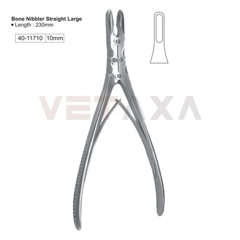 Bone Nibbler Straight Large 230mm 10mm Bite Surgical Instrument