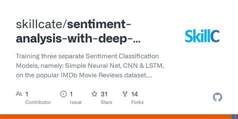 Github Skillcate Sentiment Analysis With Deep Neural Networks Training Three Separate