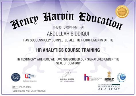 Abdullah Siddiqui On Linkedin Henryharvin Analytics Hranalytics