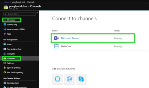 Building A Teams Bot Using Azure Cognitive Services And Chatbot Sdkv4 With No Code