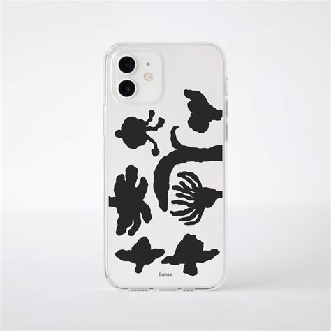 Flower Phone Case Black
