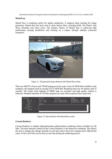 Comparison Of Rendering Processes On 3d Model Pdf 3 D Graphics Computer Software And