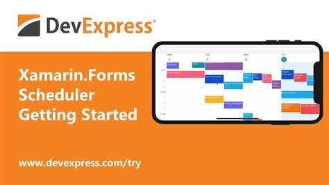 Free Xamarin Scheduler Calendar Day Week And Month Views Recurrences More Getting