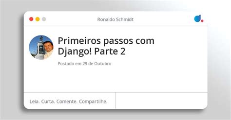 Primeiros Passos Com Django Parte 2