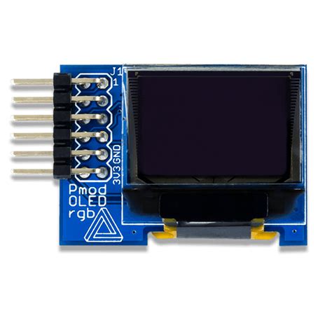 Pmod Oledrgb 96 X 64 Rgb Oled Display With 16 Bit Color Resolution Digilent