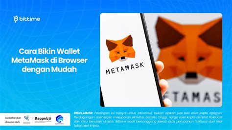 Cara Bikin Wallet Metamask Di Browser Dengan Mudah