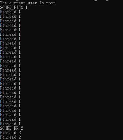 linux thread scheduling strategy and priority experiment picture and text