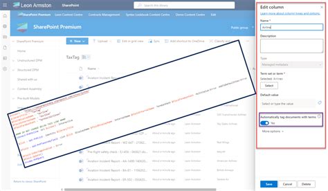 The Ultimate Guide To Adding Sharepoint Premium Taxonomy Tagging