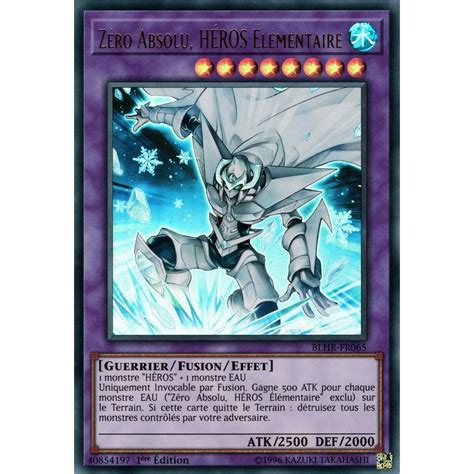 Purchase Elemental Hero Absolute Zero Battles Of Legend Heros Revenge Yu Gi Oh Cartajouer