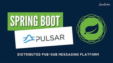 Spring Boot Apache Pulsar Producer And Consumer Hands On Example Javatechie Youtube