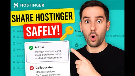 How To Give Access To Your Hostinger Account Admin And Collaborator Explained Ayyaztech Learn
