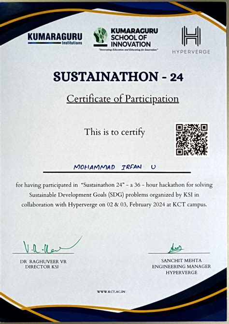 Mohammed Irfan U On Linkedin Sustainathon24 Sdg11 Hackathon