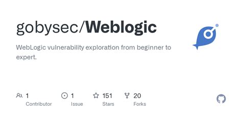 GitHub Gobysec Weblogic WebLogic Vulnerability Exploration From Beginner To Expert