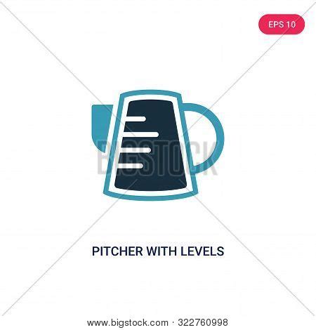 Pitcher Levels Icon Vector Photo Free Trial Bigstock