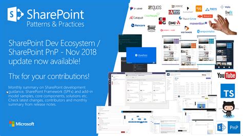 Sharepoint Dev Ecosystem Sharepoint Pnp November 2018 Update Now Available Microsoft