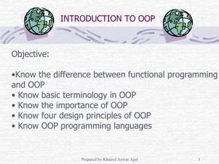 OOP Programming PPT