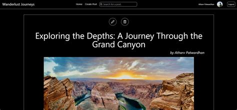 Github Atharvpatwardhanwanderlust Journeys A Mern Stack Travel Blog Website Which Has