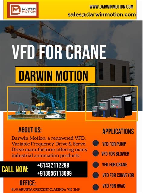 Darwin Motion Vfd And Servo Drive Manufacturer Crane Specific Variable Frequency Drives Are Made