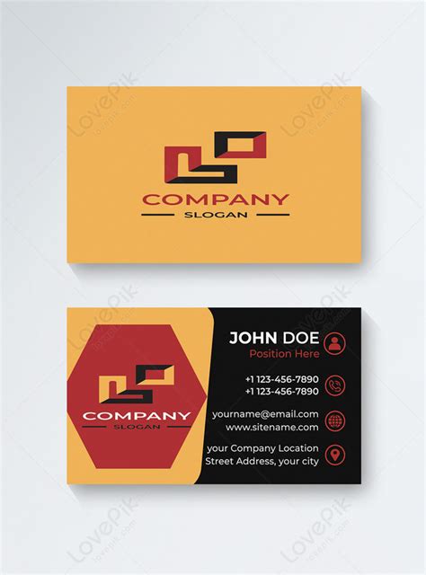 크리 에이 티브 미니멀리스트 기업 명함 이미지 사진 450085836 무료 다운로드