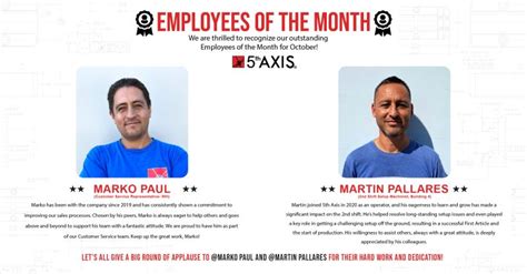 Employeespotlight Teamexcellence 5thaxisvalues 5th Axis Workholding