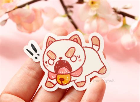 Puppycat Doodle Sticker Cute And Kawaii Sticker Bee And Puppycat Fan