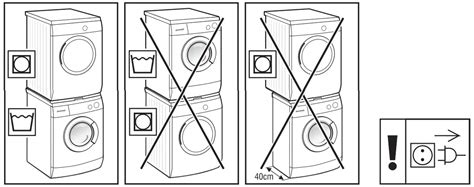 BOSCH WTZ20410 Stacking kit Instructions