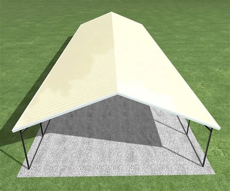 20x50 Vertical Roof Carport Alans Factory Outlet