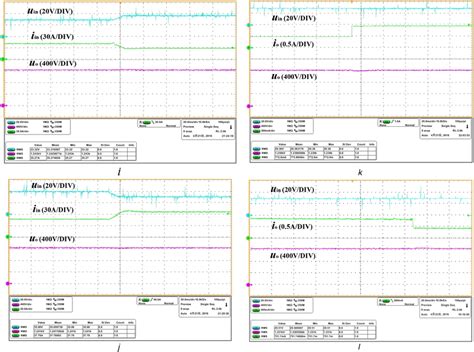 Experimental Waveforms A Driver Signals Of Each Switchb Input And Download Scientific