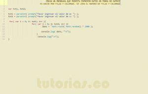 Ciclo For Javascript Datos En Forma De Matriz Tutorias Co