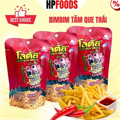 Thai Snack Snack Snack With Orange Green Red Orange Pack 20g Thai