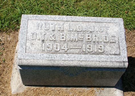 Ruth L Mcbride 1904 1919 Find A Grave Memorial