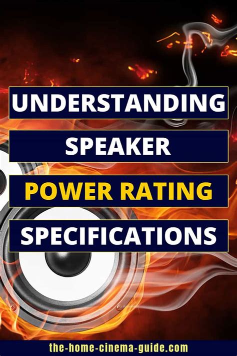 Speaker Power Rating What Do RMS And Peak Power Mean Home Cinema Guide