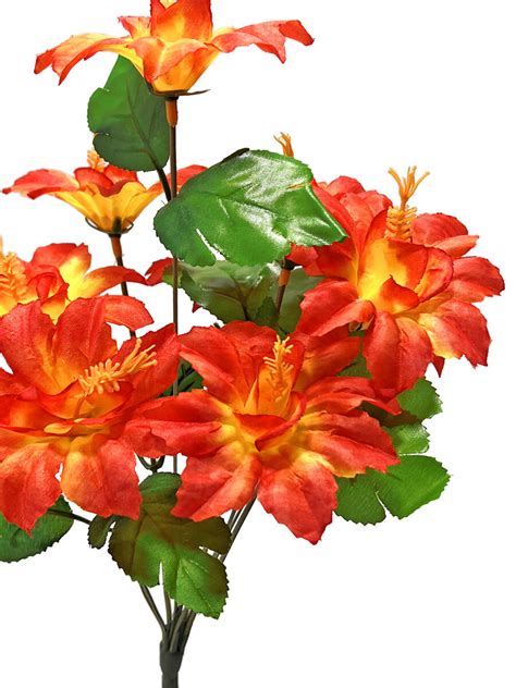 Букет Гібіскуса 9 голів Штучні квіти оптом